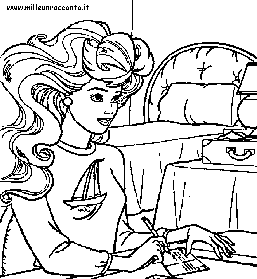 Zizki Comics Dolcett Sketch Coloring Page